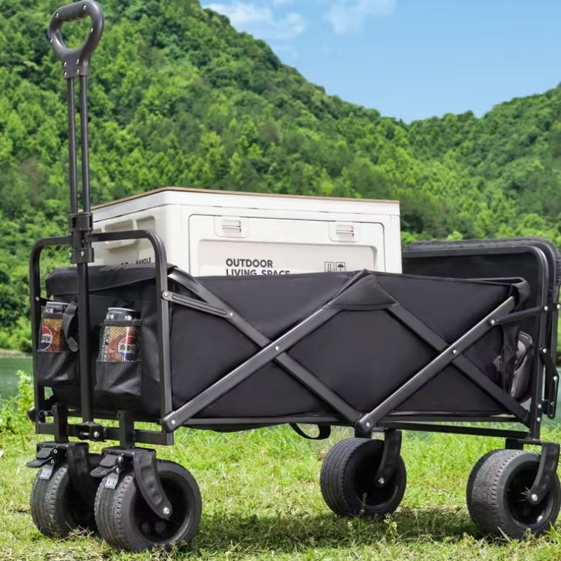 Large Capacity Outdoor Folding Cart Camping Stroll... – Grandado