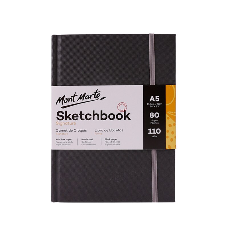 Schetsboek A5 Hard Cover 110gsm 80 Vellen Gewoon N... – Vicedeal