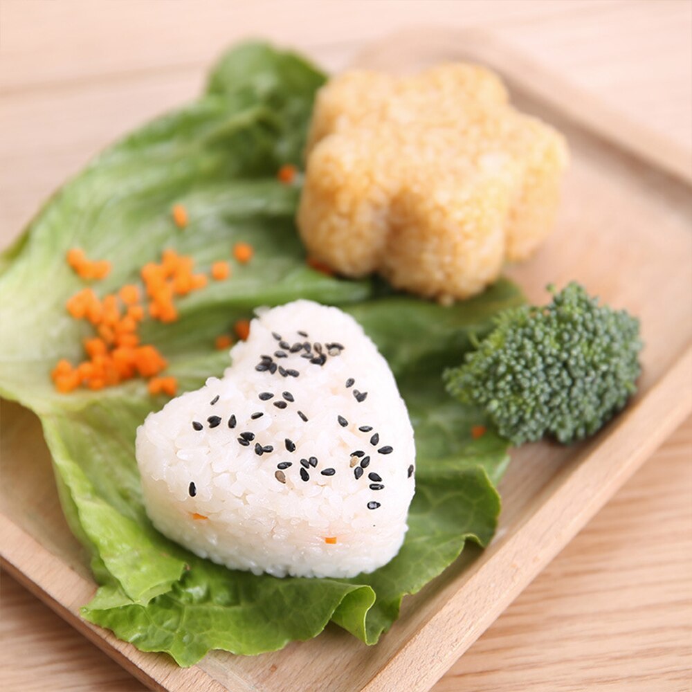 DIY Sushi Mold Onigiri Rice Ball Food Press Triang... – Grandado