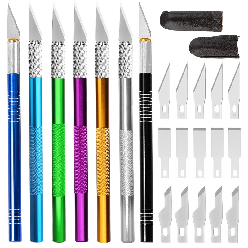 Imzay Carving Metalen Scalpel Mes Gereedschap Kit ... – Grandado