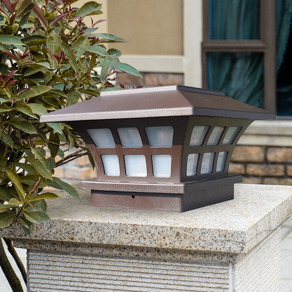 LED Solar Garden Pillar Lamp Waterproof Column Lig... – Grandado