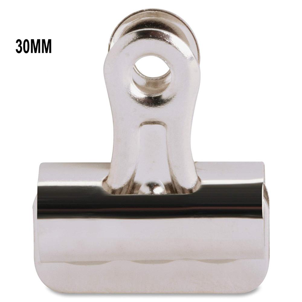 XRHYY 10Pcs 30MM Business Source Bulldog Clip Silv... – Vicedeal