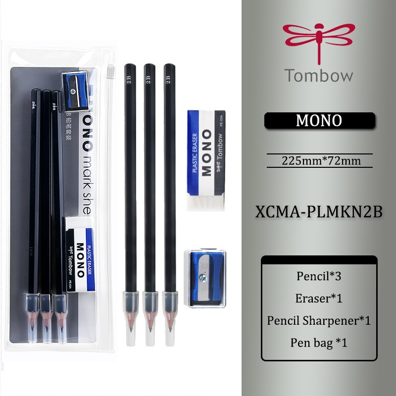 TOMBOW XCMA-PLMKN2B Exam Pencil Set Tub Dedicated ... – Vicedeal