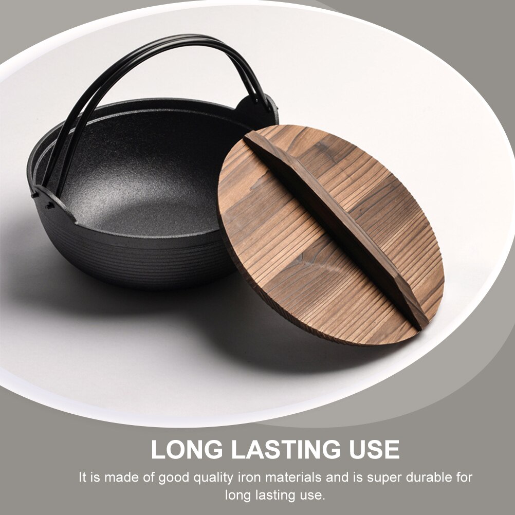 1pc Japanese Thickened Cast Iron Sukiyaki Pot Deep... – Grandado