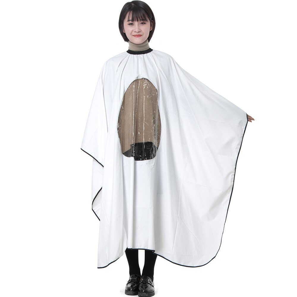 White Waterproof Salon Cape Anti Dust Barber Hair ... – Vicedeal