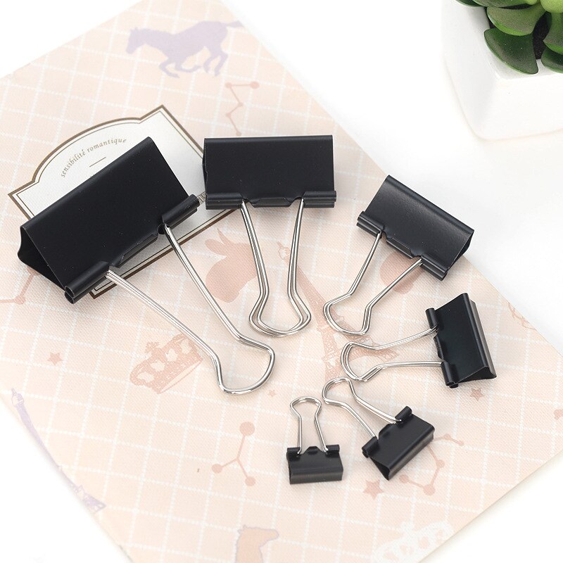 20pcs Foldback Metal Binder Clips Clamps Paper Doc... – Grandado