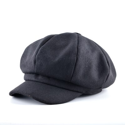 Men autumn octagonal cap women casual newsboy hats... – Vicedeal