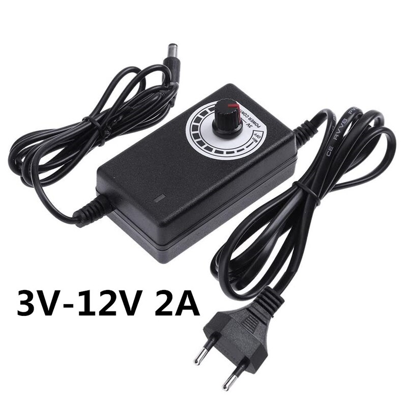 Verstelbare Ac Naar Dc 3V 5V 6V 9V 12V 2A 2000Ma U... – Vicedeal