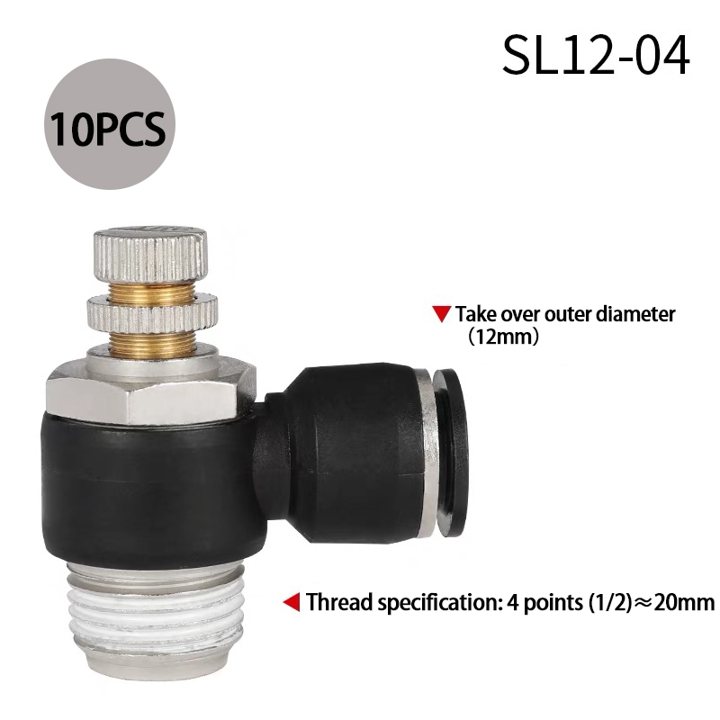 10PCS Pneumatic Fittings Speed Switch SL6-M5 Cylin... – Grandado