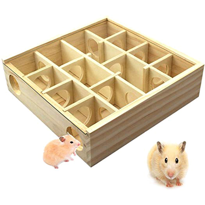 Pet Hamster Wooden Mazes Tunnel Gerbil Rat Mouse M... – Vicedeal