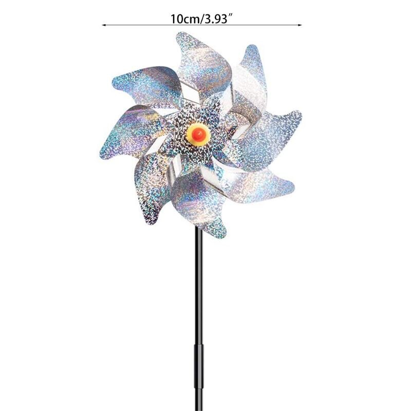 Windmill Garden Decoration Outdoor DIY Silver Wind... – Vicedeal