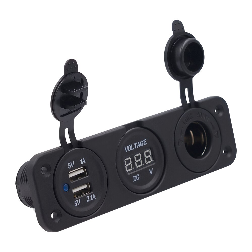 Dubbele usb auto motor voeding 2 poorten autolader... – Grandado