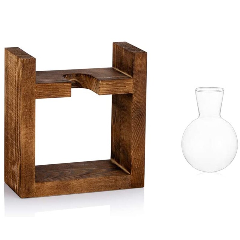 Wooden plant rack Propagation Station Glass Plante... – Vicedeal