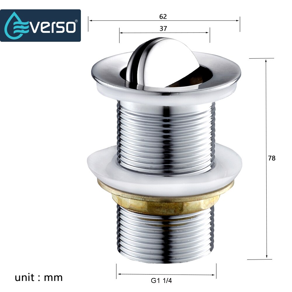 EVERSO Modern Bathroom Accessaraies Polished Drain... – Grandado