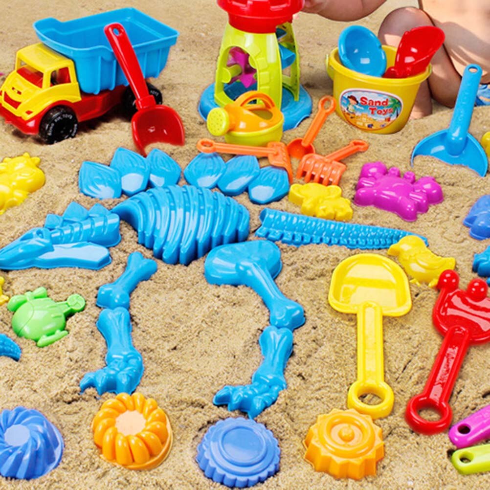 21PCS Beach Toys Sand Toy Beach Game Funny Plastic... – Grandado