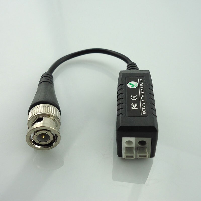 1pair Enhanced Twisted Bnc Cctv Video Balun Passiv... – Grandado