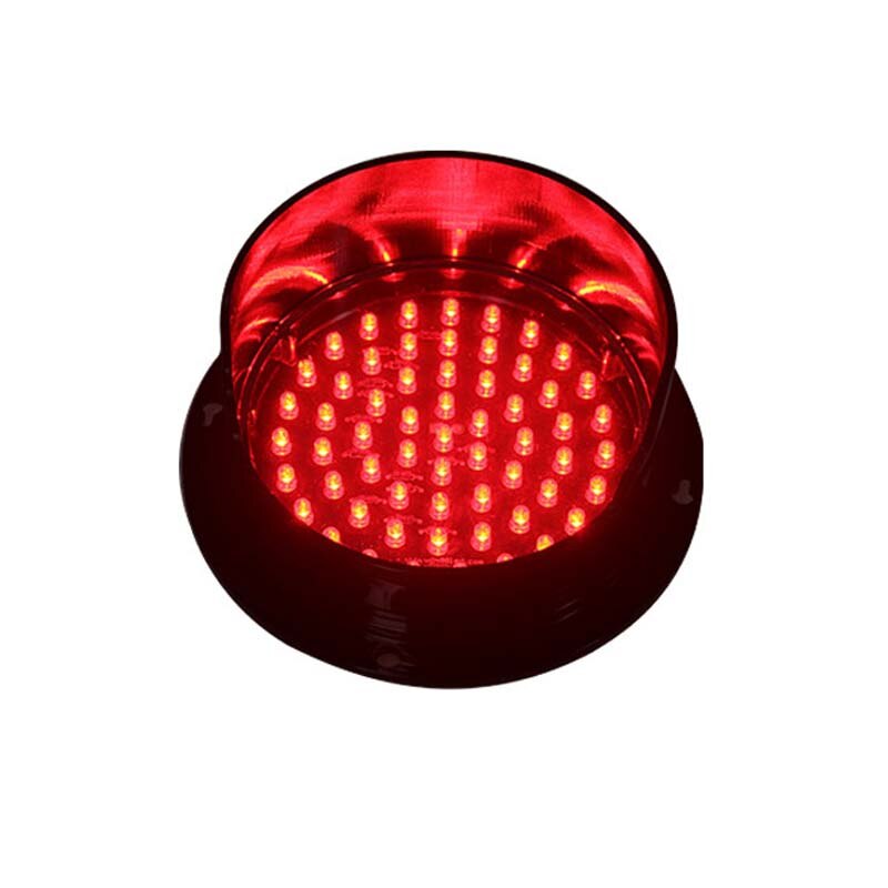 green led flashing lamp 125mm PC traffic light par... – Grandado