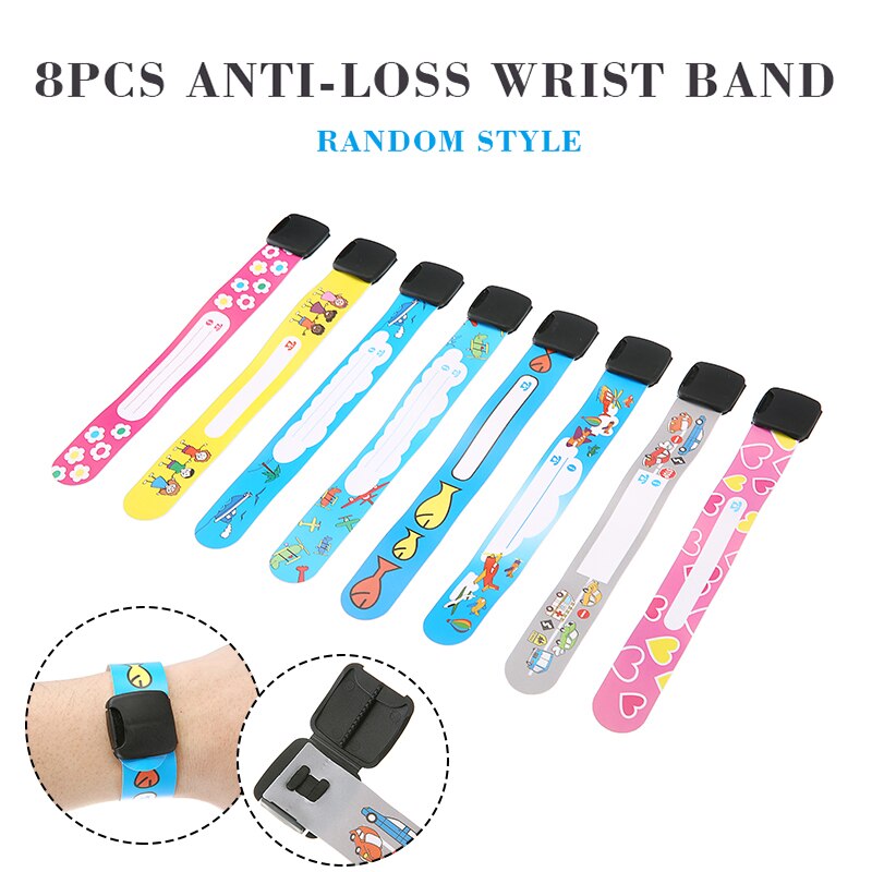 Arrivals 8pcs PVC Adjustable Bracelet Anti-loss Wr... – Vicedeal