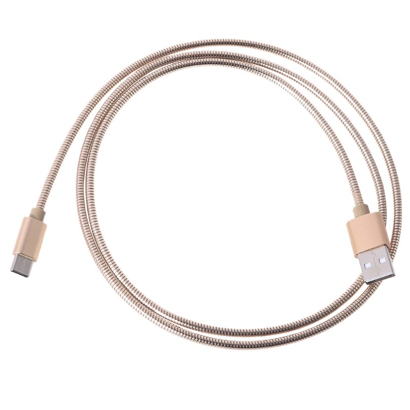 Fast Charging Line Silver/Golden USB to Type C Sup... – Grandado