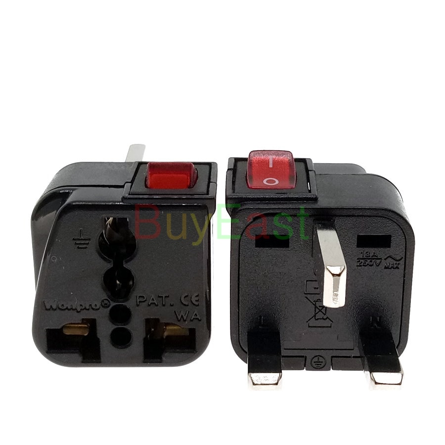 Universal to UK Type G Electrical Plug Adapter AC1... – Vicedeal
