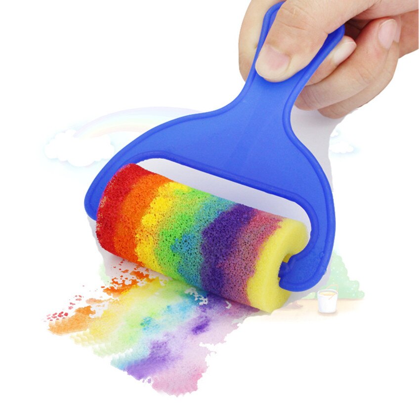 1 Set Spons Kwast Zegel Schilderen Educatief Speel... – Vicedeal