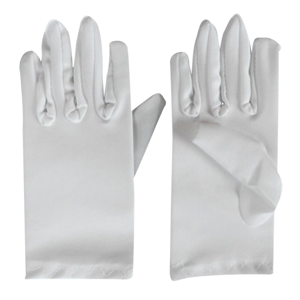 White Performance Gloves Sweet Party Kids Gloves S... – Vicedeal