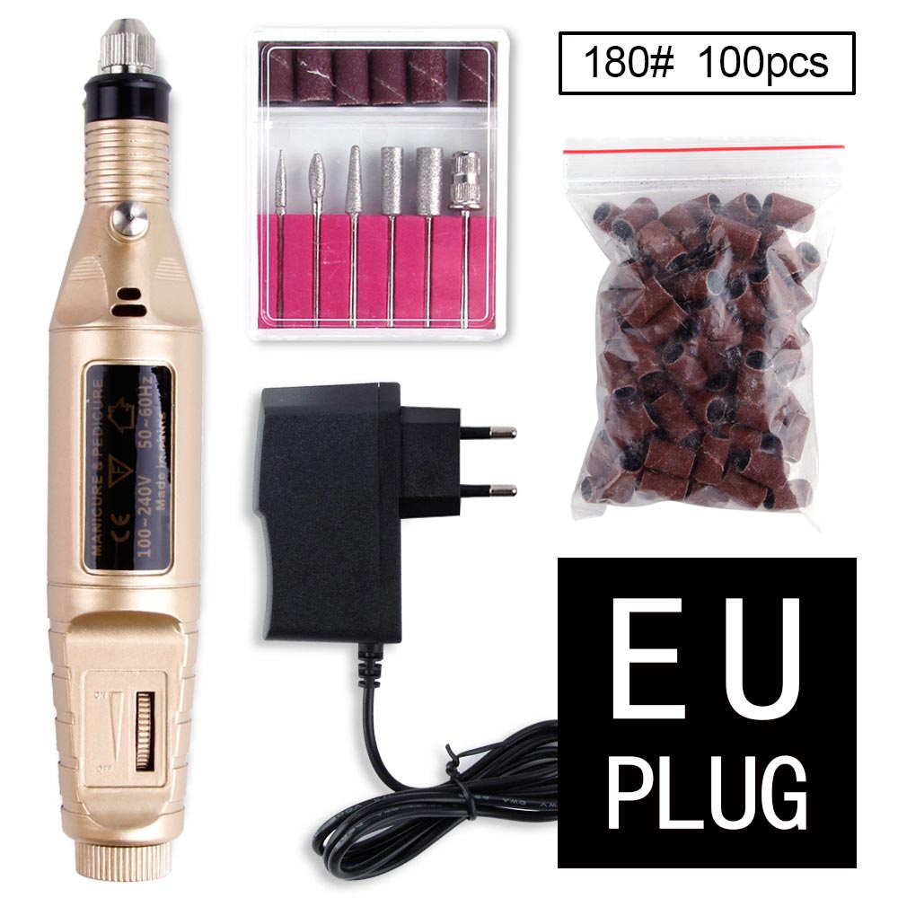 Elektrisk manikyr maskin set pedikyr keramiska skä... – Vicedeal
