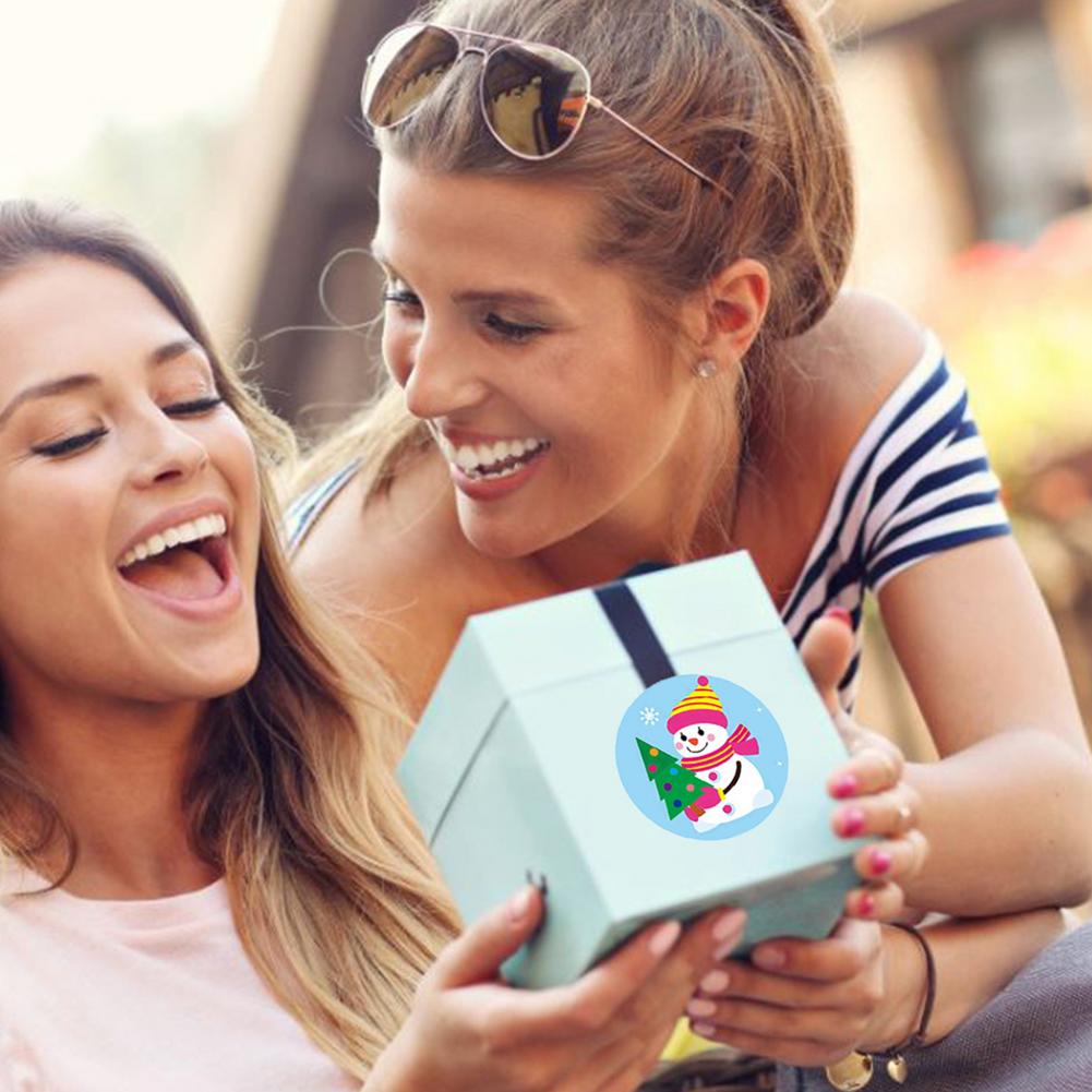 500 Vel 1 Roll Kerst Sticker Prachtige Romantische... – Grandado