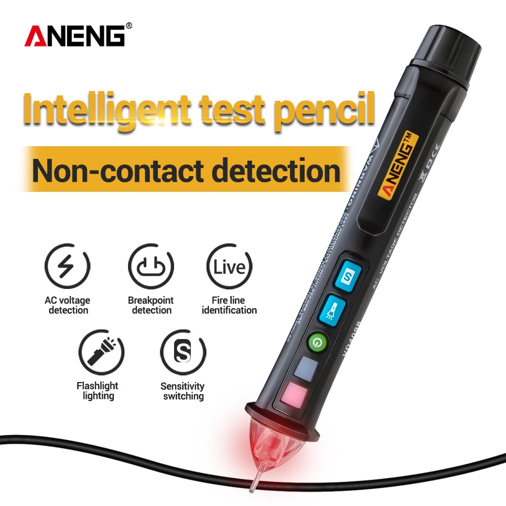 ANENG VD409B Crcuit Breaker Finder LED Tester Non-contact AC Voltage ...