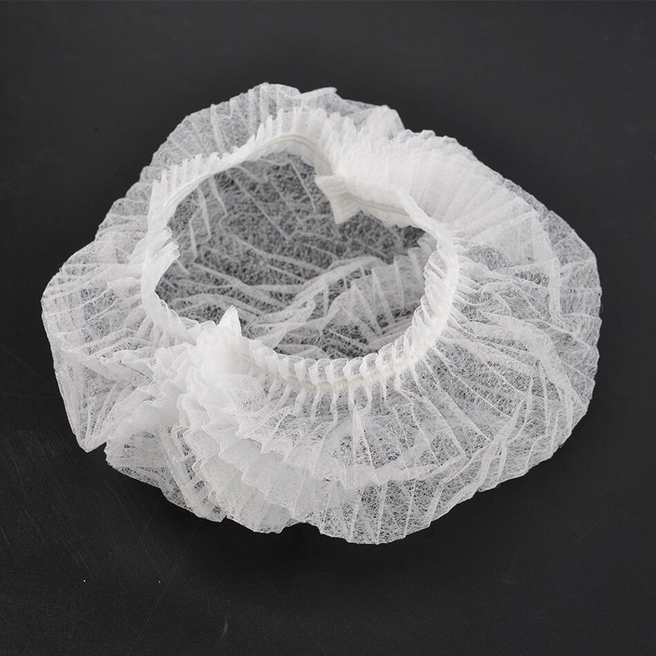 100Pcs Shower Cap Hair Nets Beauty Salon Head Cove... – Grandado