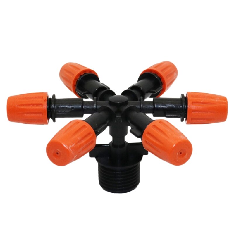 6-- kops multi-nozzle sproeier met 1/2 inch buiten... – Vicedeal