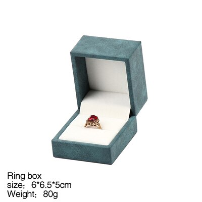 thick-sided jewelry box/ring box necklace storage ... – Vicedeal