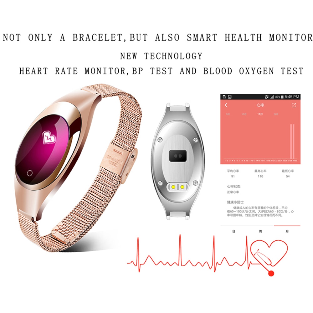 Women Smart Watch Bluetooth Bracelet Smart Wristba... – Grandado