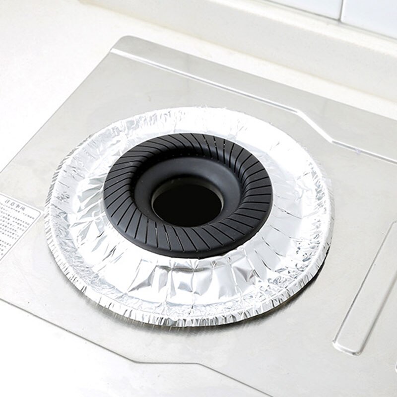 Cleaning pad gas stove aluminum foil paper high te... – Grandado