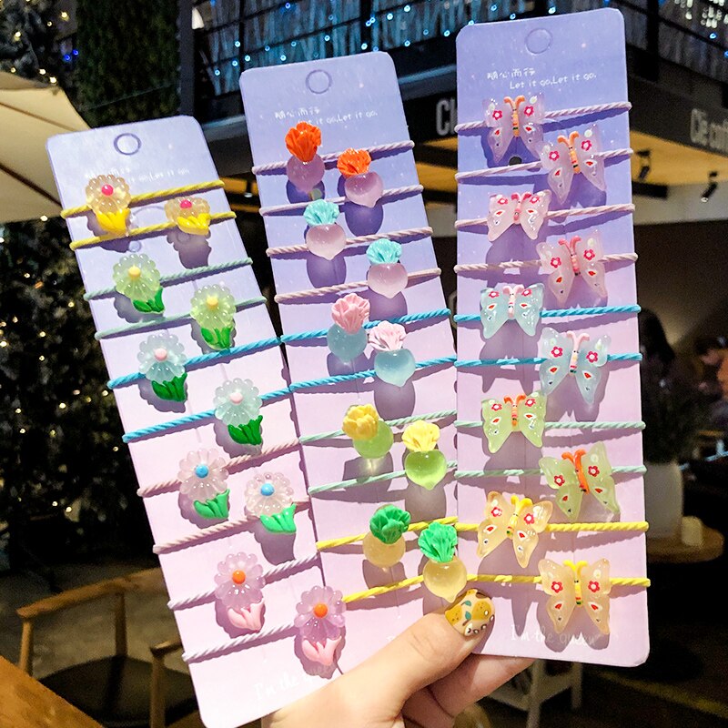10/15/20/30 Pcs/Box Children Cute Colors Flower Ca... – Grandado