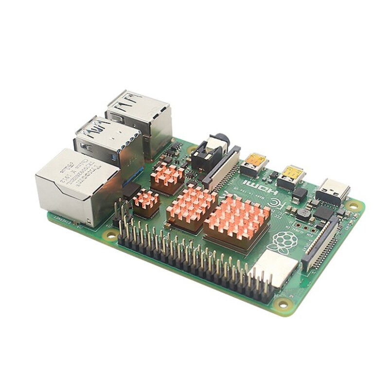 for Raspberry Pi 4B Heatsink Kit Copper Radiator R... – Grandado