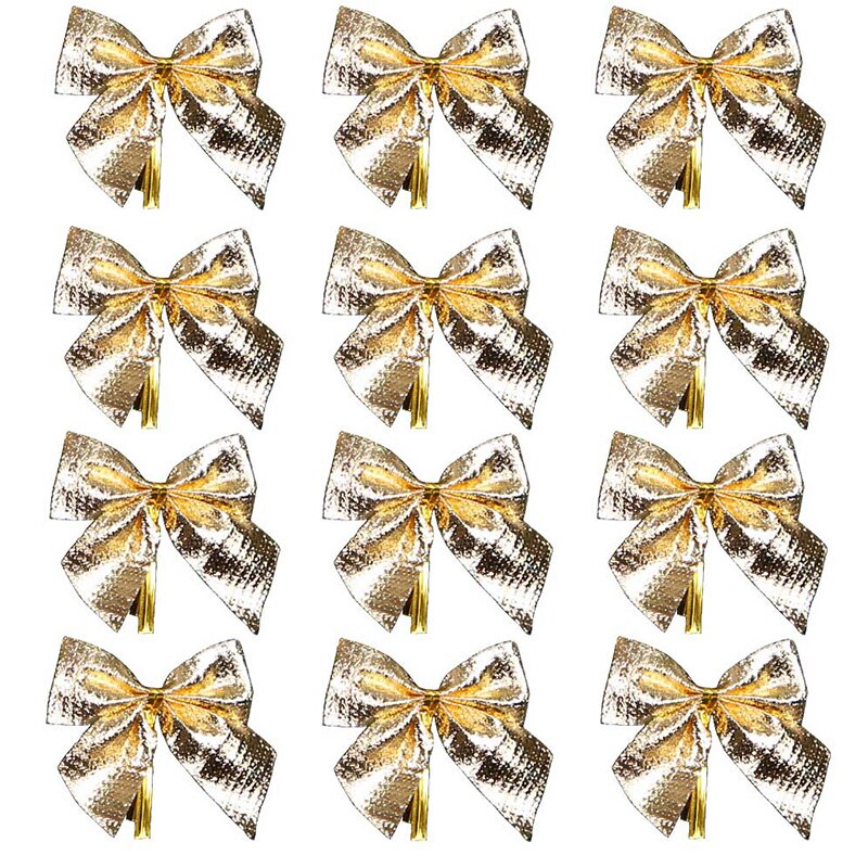 8pcs/set Handmade Bowknots Christmas Bows With Bel... – Vicedeal