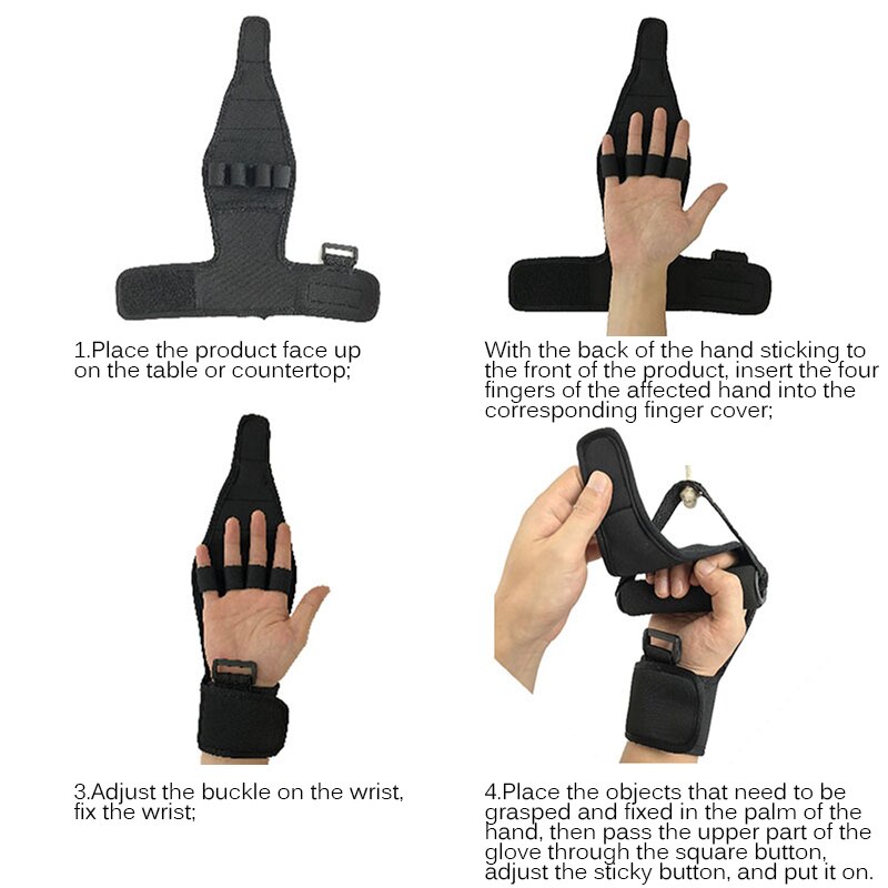Rehabilitation Auxiliary Fixed Gloves Anti-Spastic... – Vicedeal