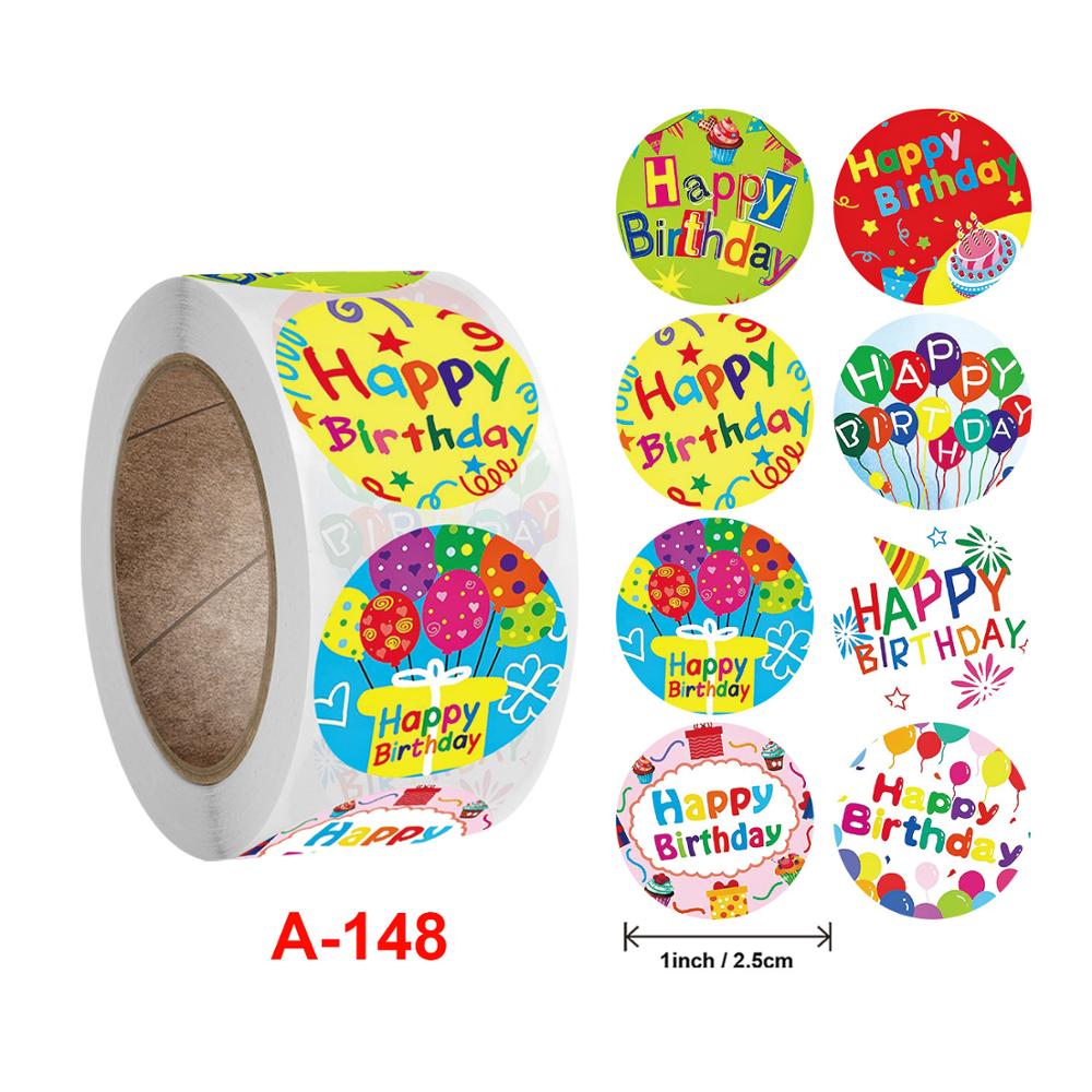 500pcs 1 Inch Cartoon Happy Birthday Stickers for ... – Vicedeal