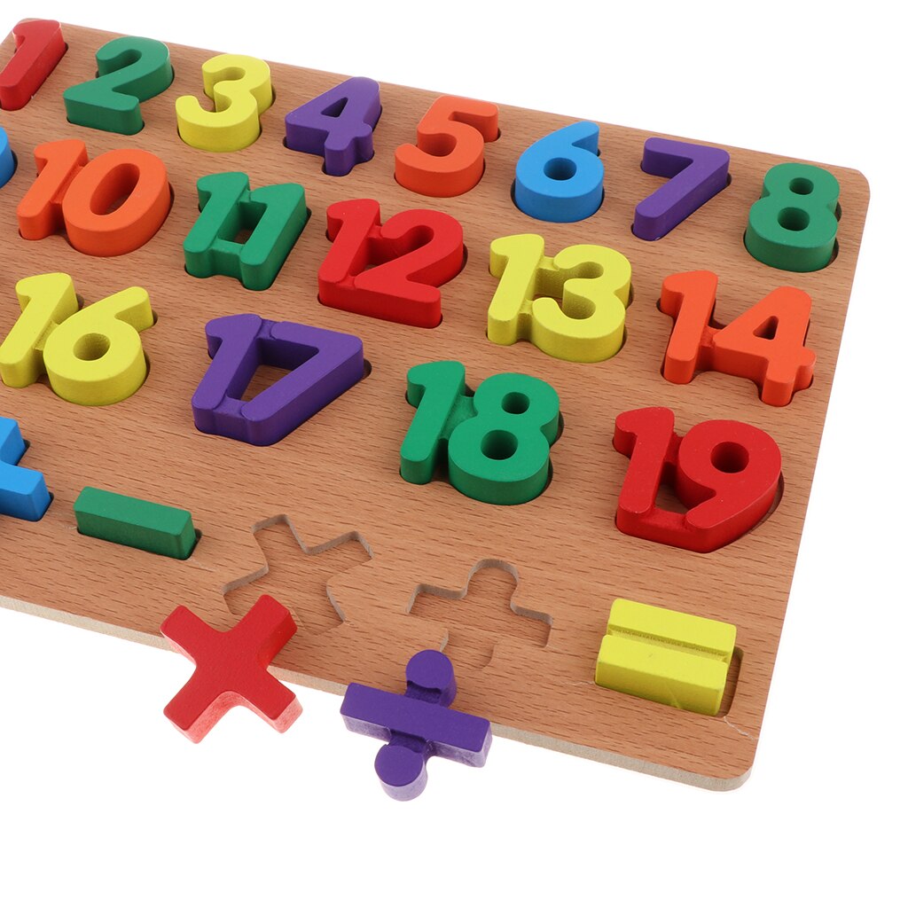 Wooden Alphabet Jigsaws Puzzle, Early Learning Toy... – Grandado