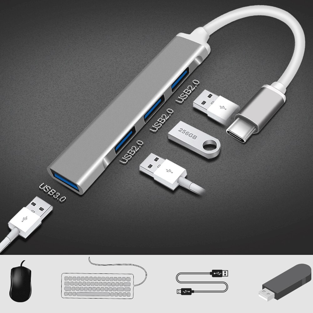 Usb C Hub Usb 3.0 Hub Usb Splitter Thunderbolt 3 U... – Vicedeal