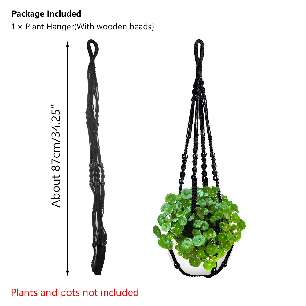 Hanging Plant Handmade ceiling Macrame Plant Hange... – Grandado