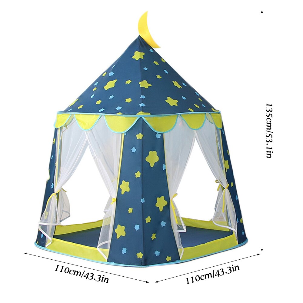 Kids Indoor Outdoor Play House Tent Rocket Ship Ga... – Grandado