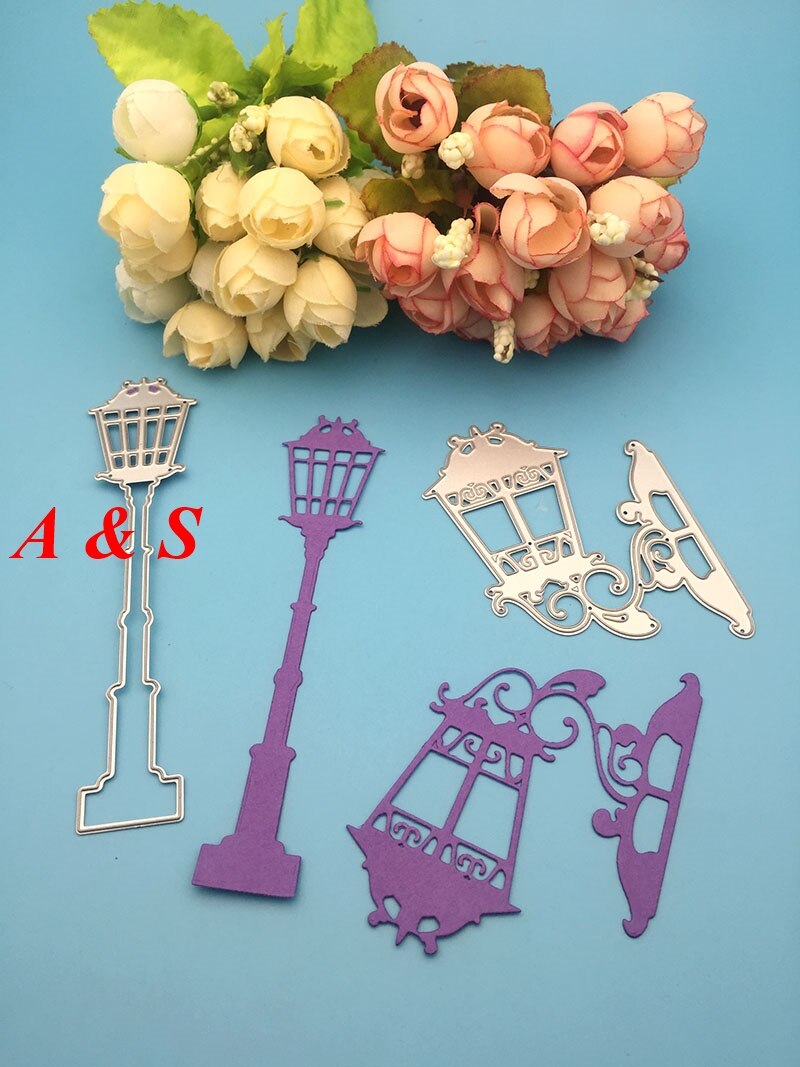 S49 METAL CUTTING DIES Street Lamp Scrapbook card ... – Vicedeal
