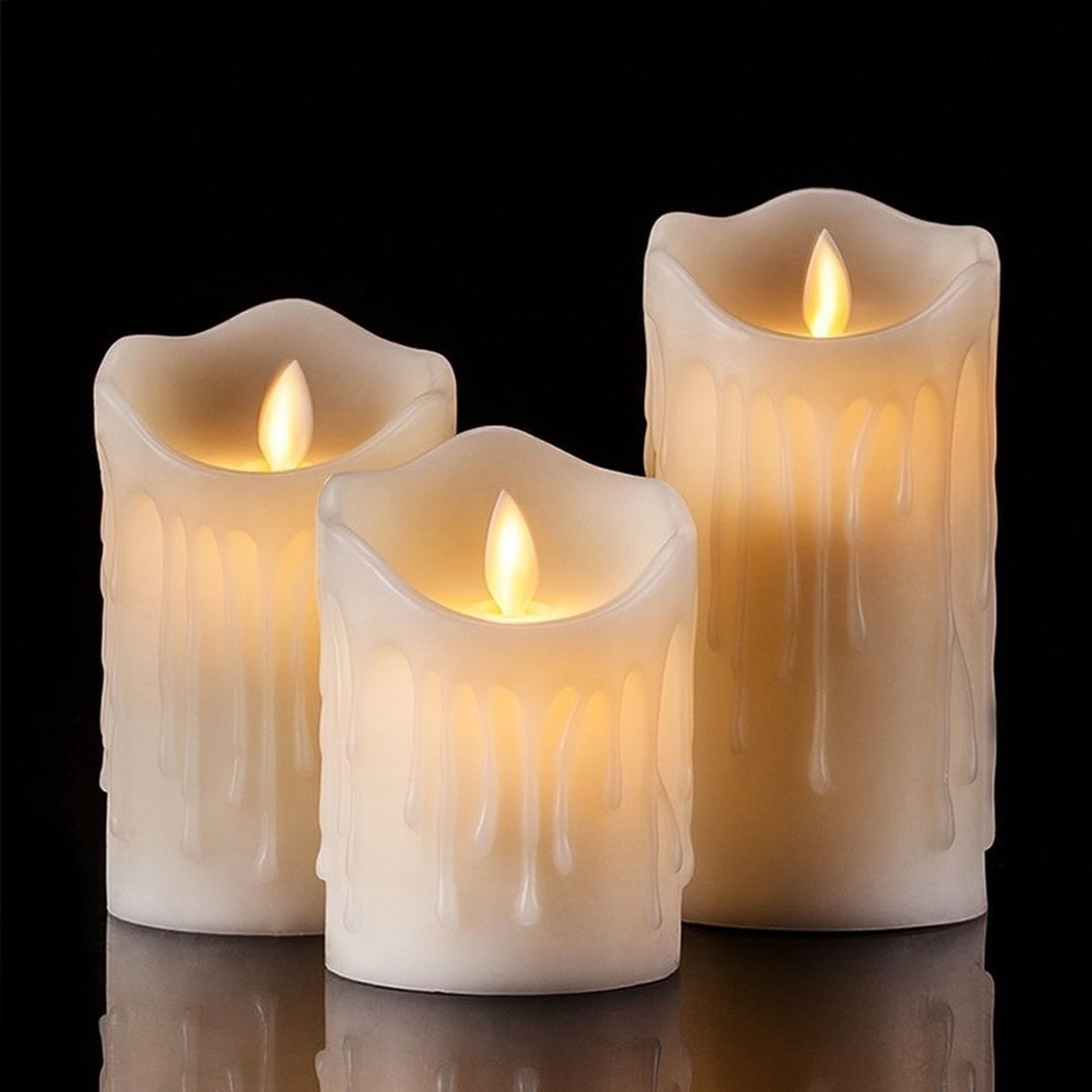 Shape LED Candles Pillar Scented Bougie Velas Elec... – Vicedeal