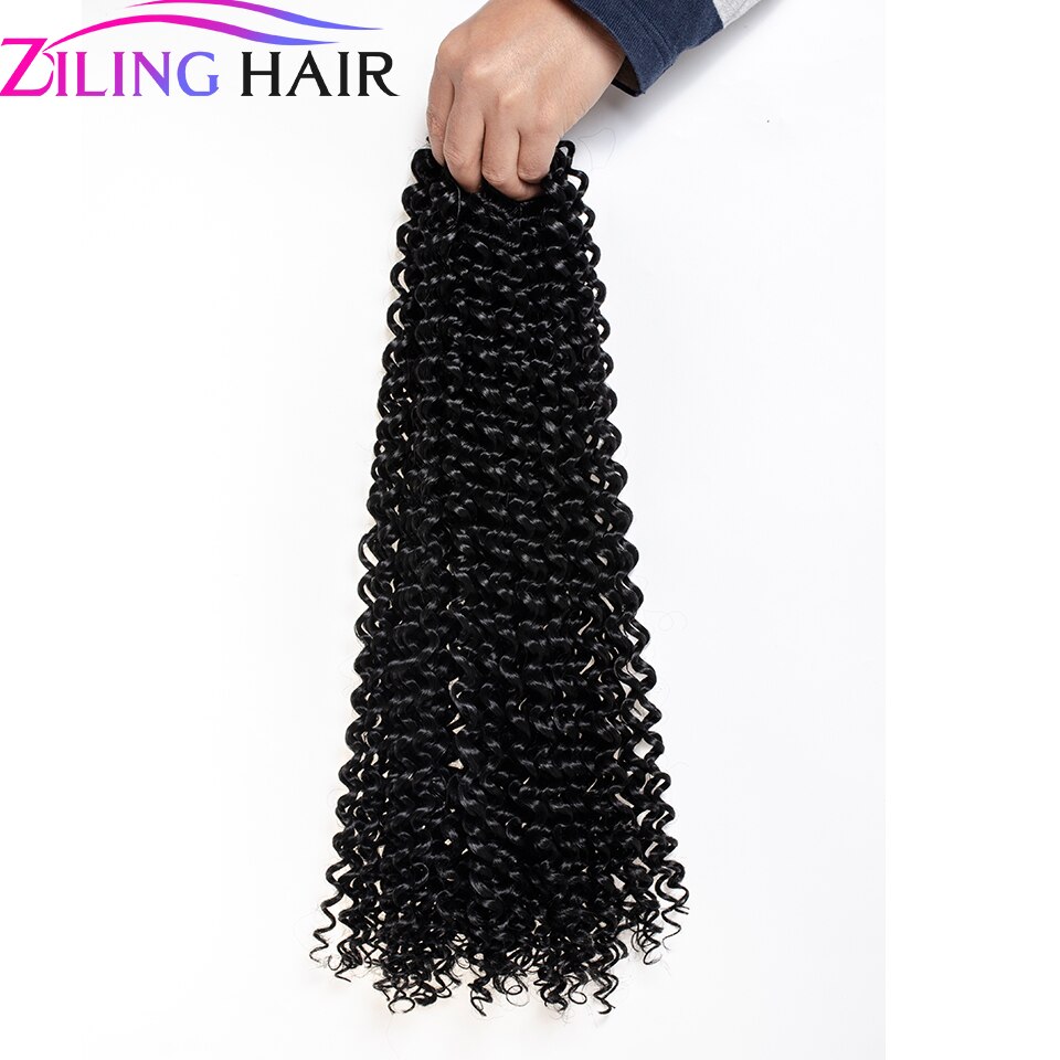 synthetic ombre water wave african style curls cro... – Grandado
