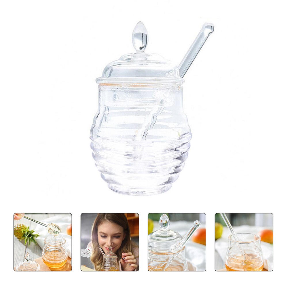 1pc 245ml Honey Container Honey Jar Honey Fruit Po... – Grandado