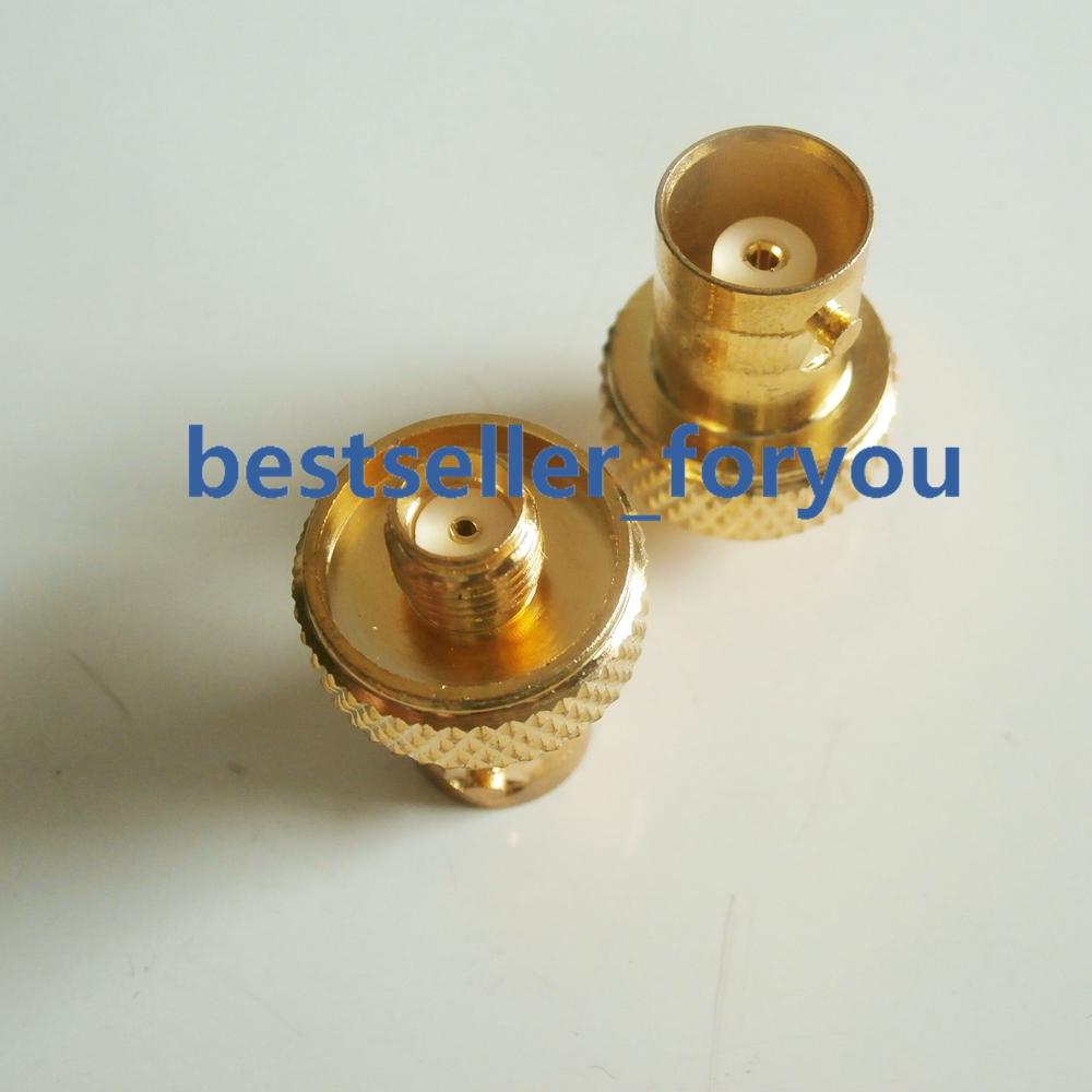 Golden BNC Female Jack to SMA Female RF Connector ... – Grandado
