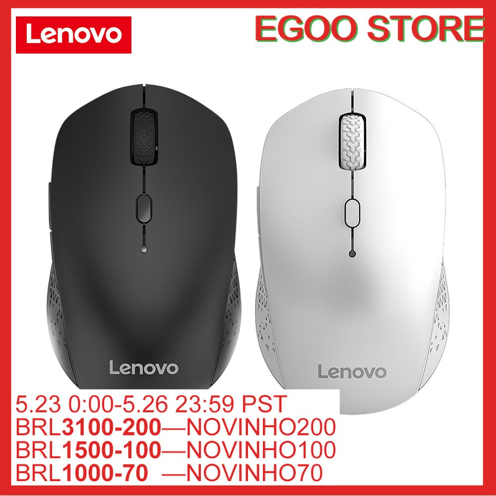 Lenovo Mouse Howard Bluetooth Wireless Mouse with ... – Grandado
