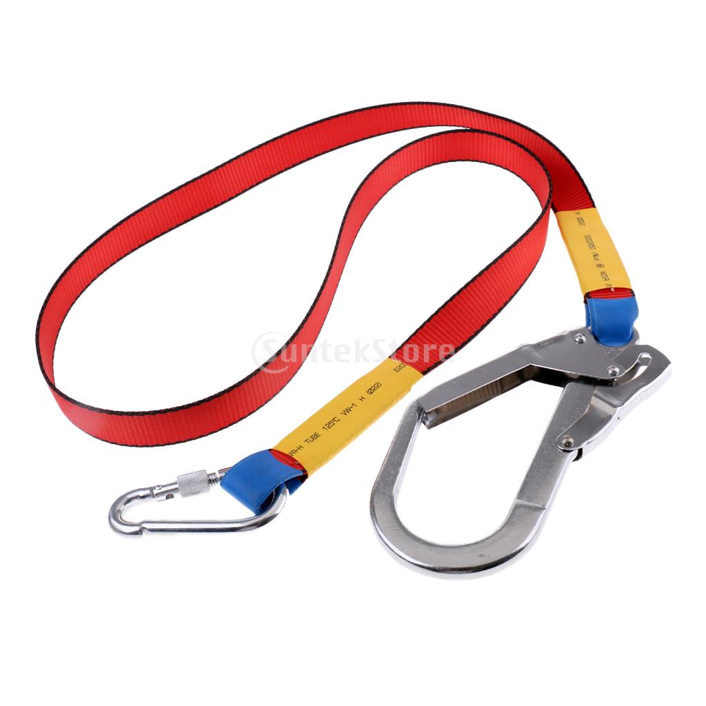 22KN Outdoor Climbing Harness Belt Safety Lanyard ... – Grandado